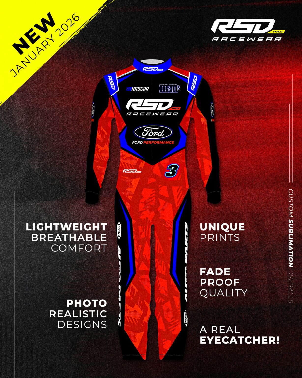 SFI 3.2A/5 approved custom racing suits | RSD-PRO - Designs for Motorsport